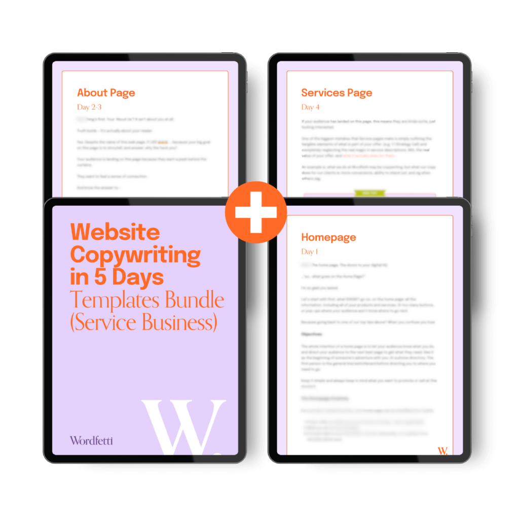 Shop Website Copy - Wordshop by Wordfetti